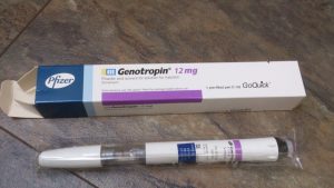 what is and who makes Genotropin ? An injectable somatropin.